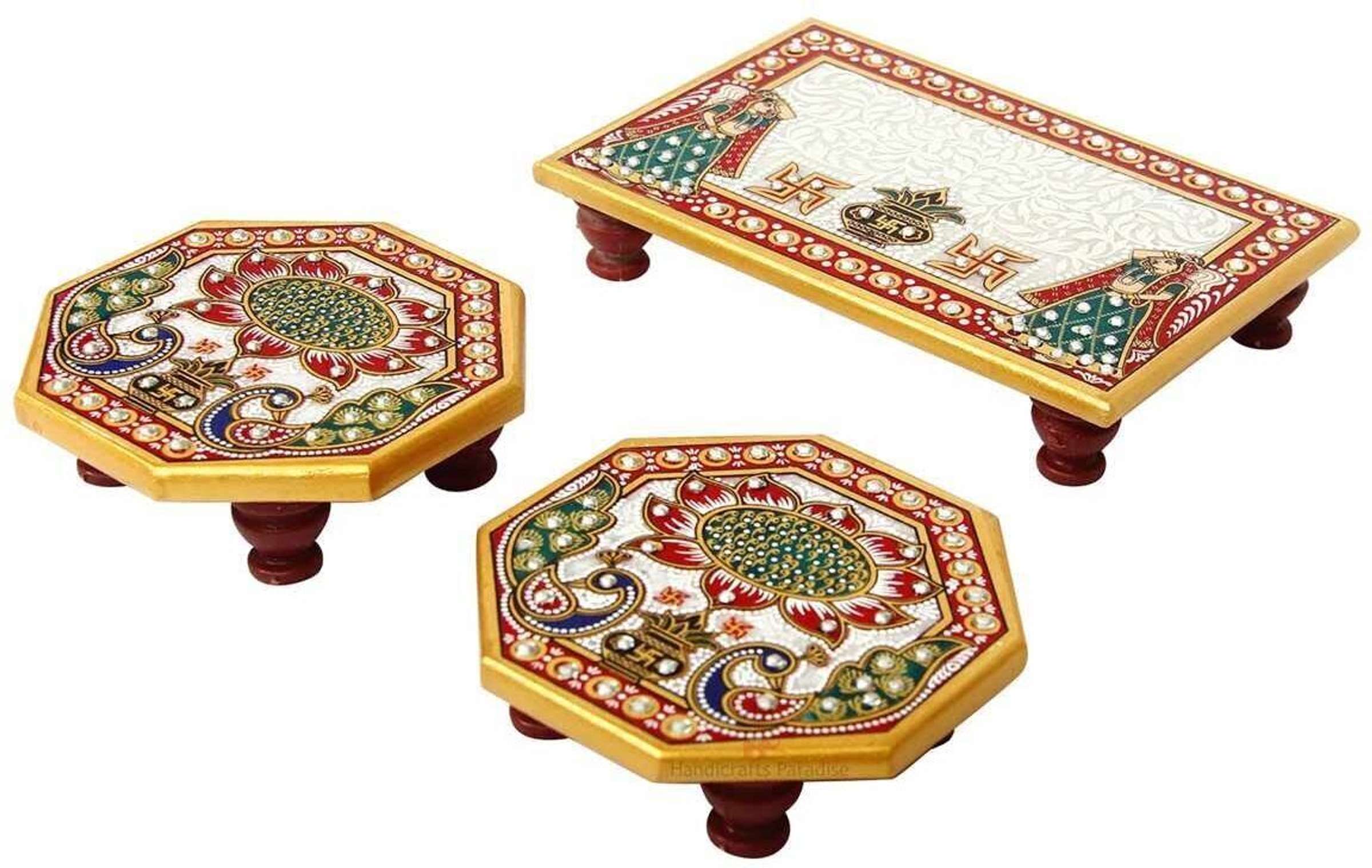 Pooja Chowkis - Buy Chowkis for Pooja Online in India | Shopsy