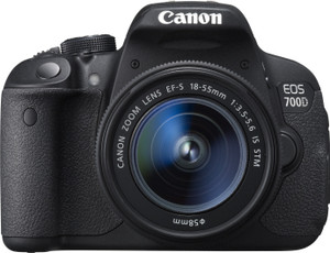 Canon EOS 700D DSLR Camera Body with Dual Lens: EF S18 - 55 mm IS II ...