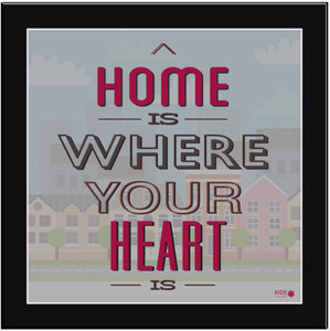 Home Is where Paper Print - Typography posters in India - Buy art, film ...