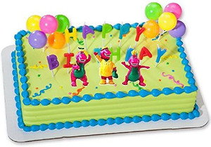 barney cake decorations