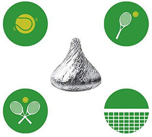 MAGJUCHE Tennis Candy Stickers, Green Boy or Girl Tennis Ball Themed ...