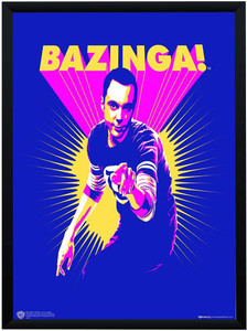 sheldon bazinga poster
