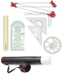 isomars Engineering Kit Set of 5 with Sheet Container Drafting Kit ...