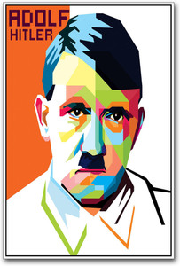 AD Adolf Hitler Wall Poster For Room Paper Print - Quotes & Motivation ...