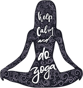 KD do yoga new Sticker Poster|Motivational Poster Paper Print - Quotes ...