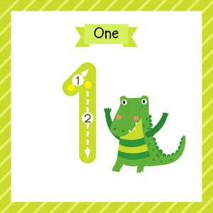 1 counting Sticker Poster|Kids learnig poster Paper Print - Educational ...