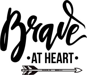 KD brave at heart Sticker Poster|Motivational Poster Paper Print ...