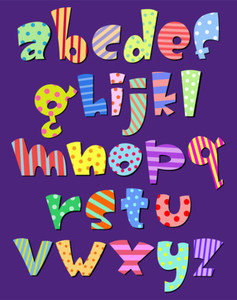 KD english alphabets Sticker Poster|| Paper Print - Educational posters ...