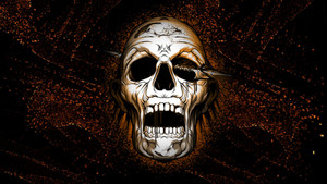 skull Sticker Poster|dark Posters|Skull poster| Paper Print - Animation ...