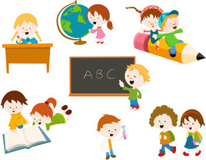 KD school students Sticker Poster|Kids learnig poster|Alphabets and ...