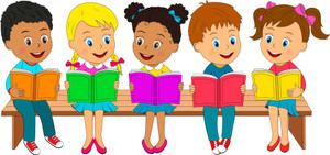 KD five children studying Poster| Paper Print - Educational posters in ...