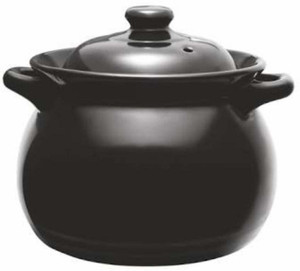 ezra Enigma Cookware Ceramic Cooking Pot (2500 ML) Handi 2.5 L with Lid ...