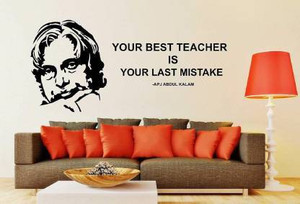 KICKWIX Large Abdul kalam motivation quotes wall sticker Sticker (Pack ...