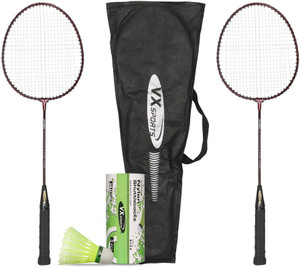 VECTOR X VXB-10 Racquets and Flight Shuttle Badminton Kit - Buy VECTOR ...