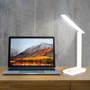 Renyke Rechargeable LED Touch On/Off Switch Table Lamp (White) Table ...