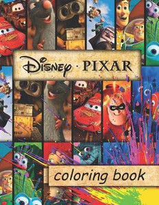 pixar coloring book for adults
