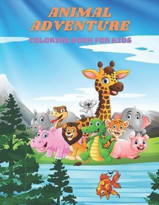 animal adventure coloring book