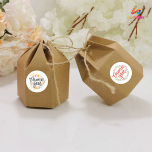 INFISTYLE 3.81 cm THANK YOU STICKER FLORAL PRINT DESIGN THANK YOU LOGO ...