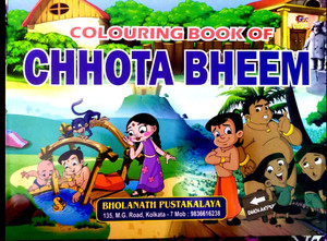 character in coloring book chota bheem