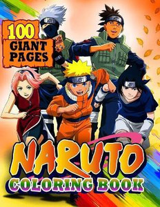 naruto anime coloring book