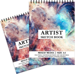 Paper Parwana Sky Colour Artist Sketch Drawing Book A4 Size 50 Sheets ...