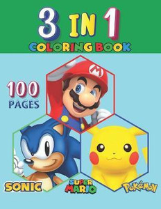 sonic and super mario coloring pages