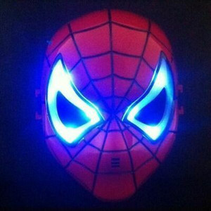 spiderman face light
