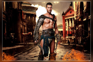 Spartacus Tv Series Andy Whitfield Rip Muscle Matte Finish Poster Paper ...