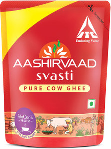 AASHIRVAAD Svasti Pure Cow Ghee Pouch Price in India - Buy AASHIRVAAD ...