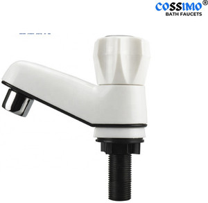 COSVIT Pvc Plastic Pillar Cock Tap with Foam Flow for Washbasin (Pack ...
