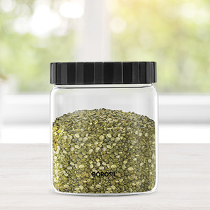 BOROSIL Glass Grocery Container - 600 ml Price in India - Buy BOROSIL ...