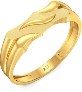 Joyalukkas Dashing Bold Designer 22kt Yellow Gold ring Price in India ...
