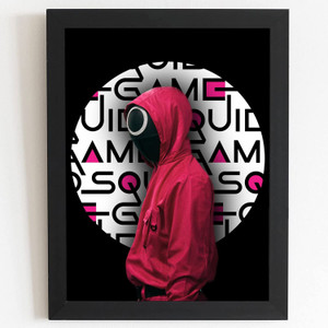 Squid Game Poster with Frame for Wall Decor, Room Decor, Home Decor ...