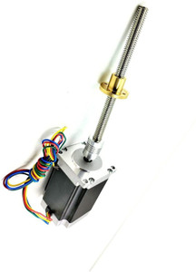INVENTO 1pcs Nema 23 25 Kg-cmStepperMotor+Flexible coupling+800mm10mm ...
