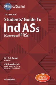Taxmann's Students' Guide to Ind AS [Converged IFRS] – Most updated ...