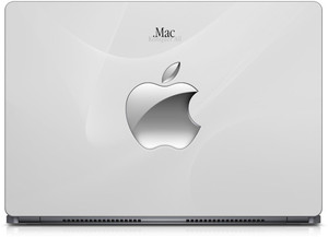 aaRJoo Silver Apple logo Vinyl Laptop Skin Compatible for 15.6 inch ...