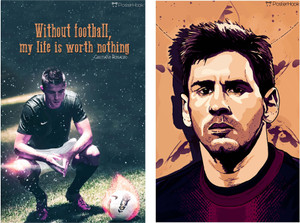 Football Poster - Combo Fine Art Print - PosterHook posters - Sports ...