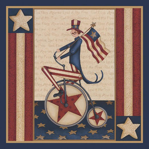 Star Spangled Boy Fine Art Print - Leslie J.Beck posters - Animation ...