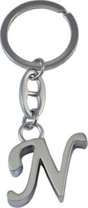 SB Enterprises Alphabet letter N Key chain Decorative Showpiece - 4 cm ...