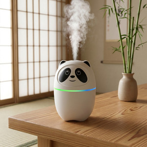STELLARWARE Mini Panda Humidifier USB Cool Mist Diffuser with Color ...