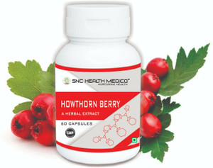 SNCHEALTHMEDICO Natural Hawthorn Berry Extract 500mg- Support Heart ...