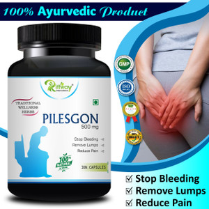 Riffway Pilesgon Ayurvedic Pills For Relieves Bleeding Burning & Pain ...