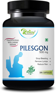 Riffway Pilesgon Capsules Relief Form Bleeding & Pain With Proctopiles ...