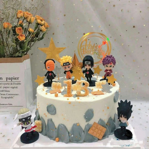naruto theme cake topper