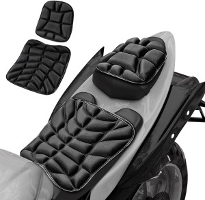 STHIRA Motorcycle Seat Pads High Density Memory Foam Cushion Pads Set ...