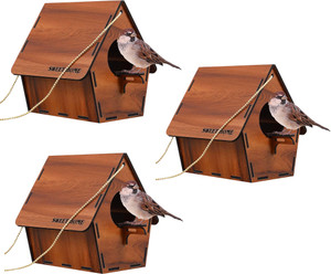Sohibe Bird House or Bird Nest DIY Bird House (Pack of 3) Bird House ...