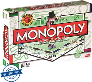 FUNSKOOL Monopoly - India Edition Money & Assets Board Game - Monopoly ...