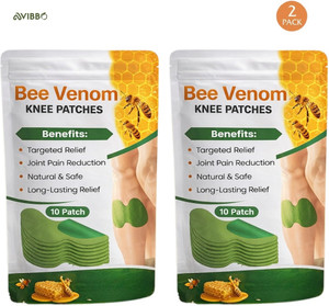 Avibbo Bee Venom Knee Patch Knee Comfort Fast Acting Care Plaster ...