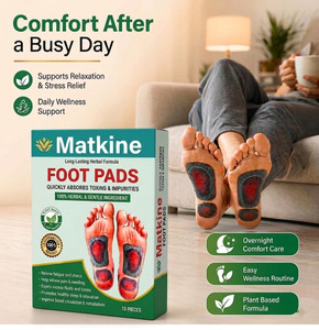 Matkine oot Pads weight loss Herbal Detox Weight Routine Support ...