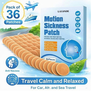 La'Conde Motion Sickness Patch | To Journey Stomach Calm Herbal Support ...